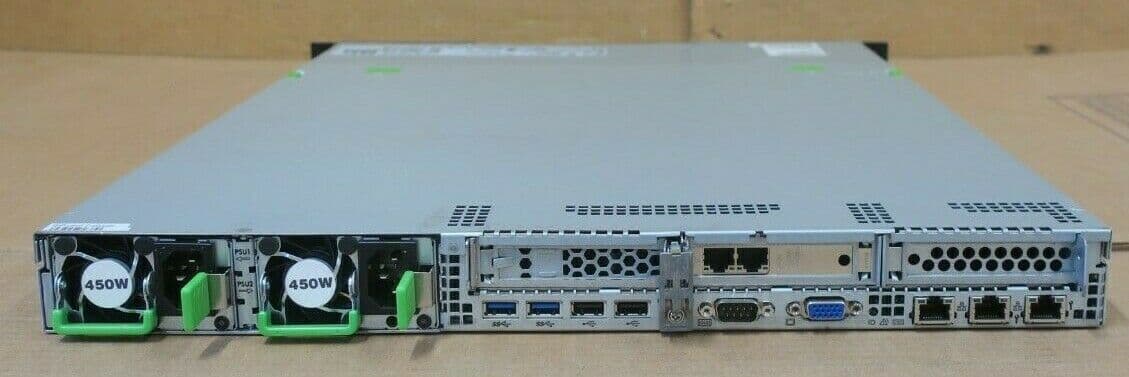 Fujitsu Primergy RX1330 M1 Quad-Core E3-1271v3 16GB Ram 4x 3 5" Bay 1U ...