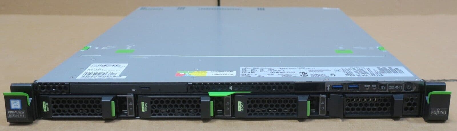 Fujitsu Primergy RX1330 M2 4C E3-1230v5 64GB Ram 3x 300GB HDD 4x 3 5 ...