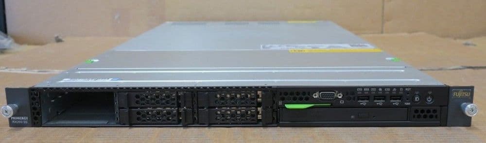 Fujitsu Primergy RX200 S5 2x Quad Core L5520 2 26GHz 4GB 1U 6-Bay Rack ...