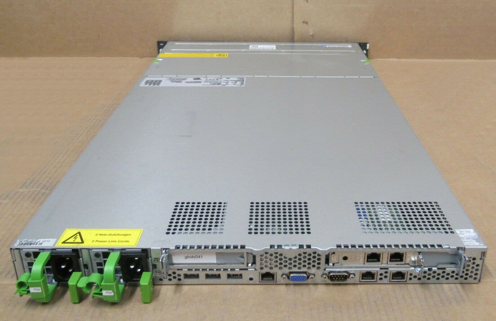 Fujitsu Primergy RX200 S6 1x 6C X5650 2 66GHz 8GB Ram 146GB HDD RAID 1U ...