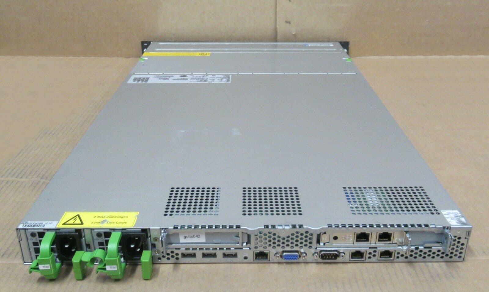 Fujitsu Primergy RX200 S6 1x 6C X5650 2 66GHz 8GB Ram 219GB HDD RAID 1U ...