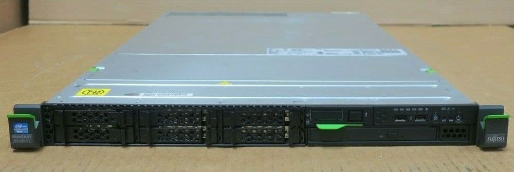Fujitsu Primergy RX200 S7 2x 6C E5-2640 2 5GHz 48GB Ram 4x 2 5" Bay 1U ...