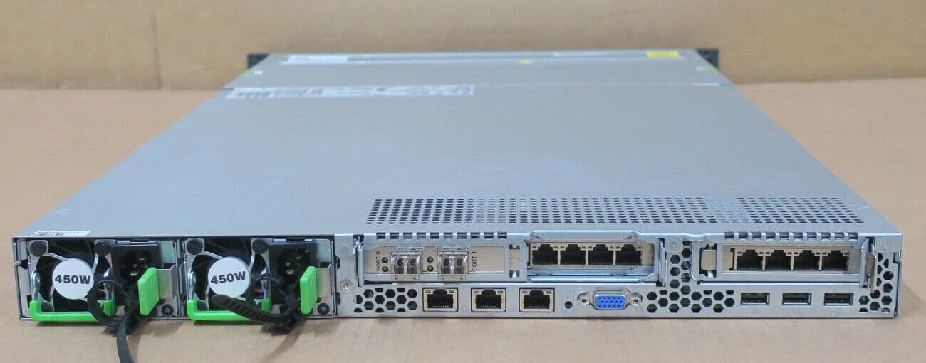 Fujitsu Primergy RX200 S7 2x 8C E5-2650 2 0GHz 192GB Ram 4x 2 5" Bay 1U ...