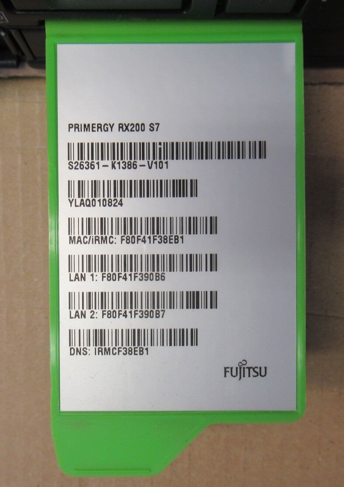 Fujitsu Primergy RX200 S7 SAS 1U Rack Server Chassis ONLY NO MOTHERBOARD