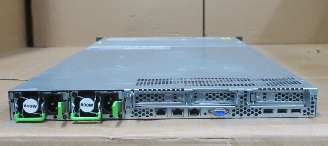 Fujitsu Primergy RX200 S8 2x 6C E5-2620v2 2 10GHz 32GB Ram 8x 2 5" Bay ...