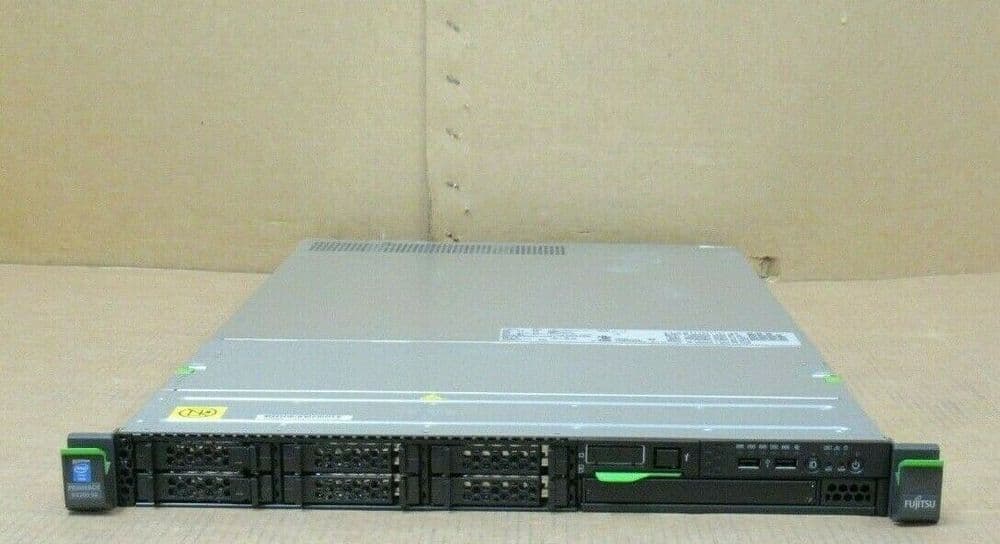 Fujitsu PRIMERGY RX200 S8 2x Quad Core E5-2637V2 384GB RAM 4 Bay 1U ...