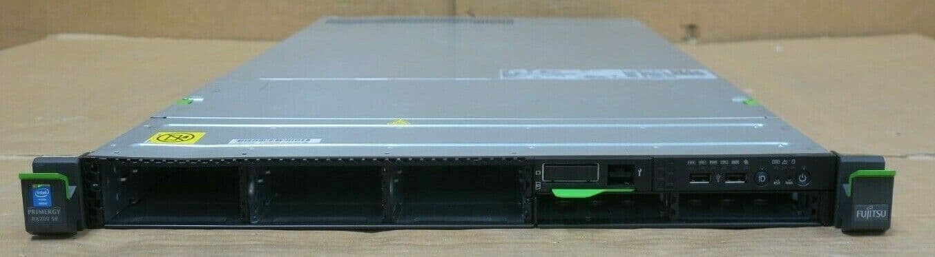 Fujitsu PRIMERGY RX200 S8 2x Quad Core E5-2637v2 64GB RAM 8-Bay 1U Rack ...