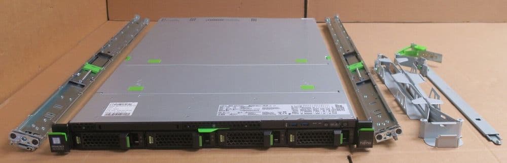 Fujitsu Primergy RX2510 M2 2x 8C E5-2620v4 128GB Ram 4x 3 5" Bay 1U ...