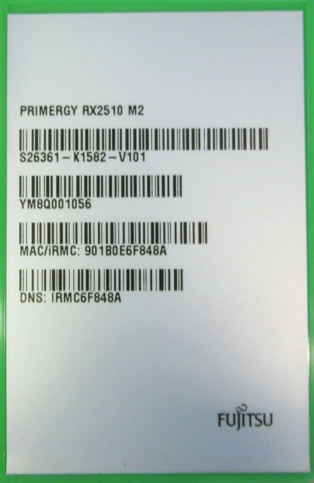 Fujitsu Primergy RX2510 M2 4x 3 5" SAS Bays Rackmount 1U Server Chassis ...