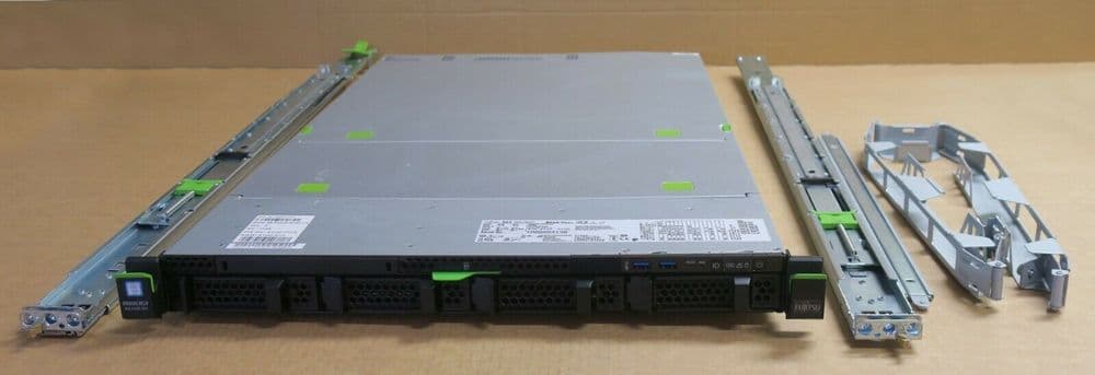 Fujitsu Primergy RX2510 M2 8C E5-2620v4 32GB Ram 4x 3 5" SAS Bay 1U ...