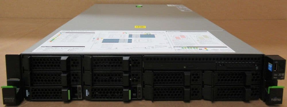Fujitsu Primergy RX2520 M1 E5-2420v2 2 2GHz 32GB 2TB RAID Rack Server
