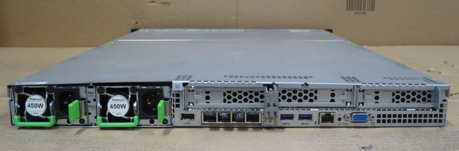 Fujitsu Primergy RX2530 M2 2x 10C E5-2640v4 2 4GHz 64GB Ram 3x 1 2TB HDD Server