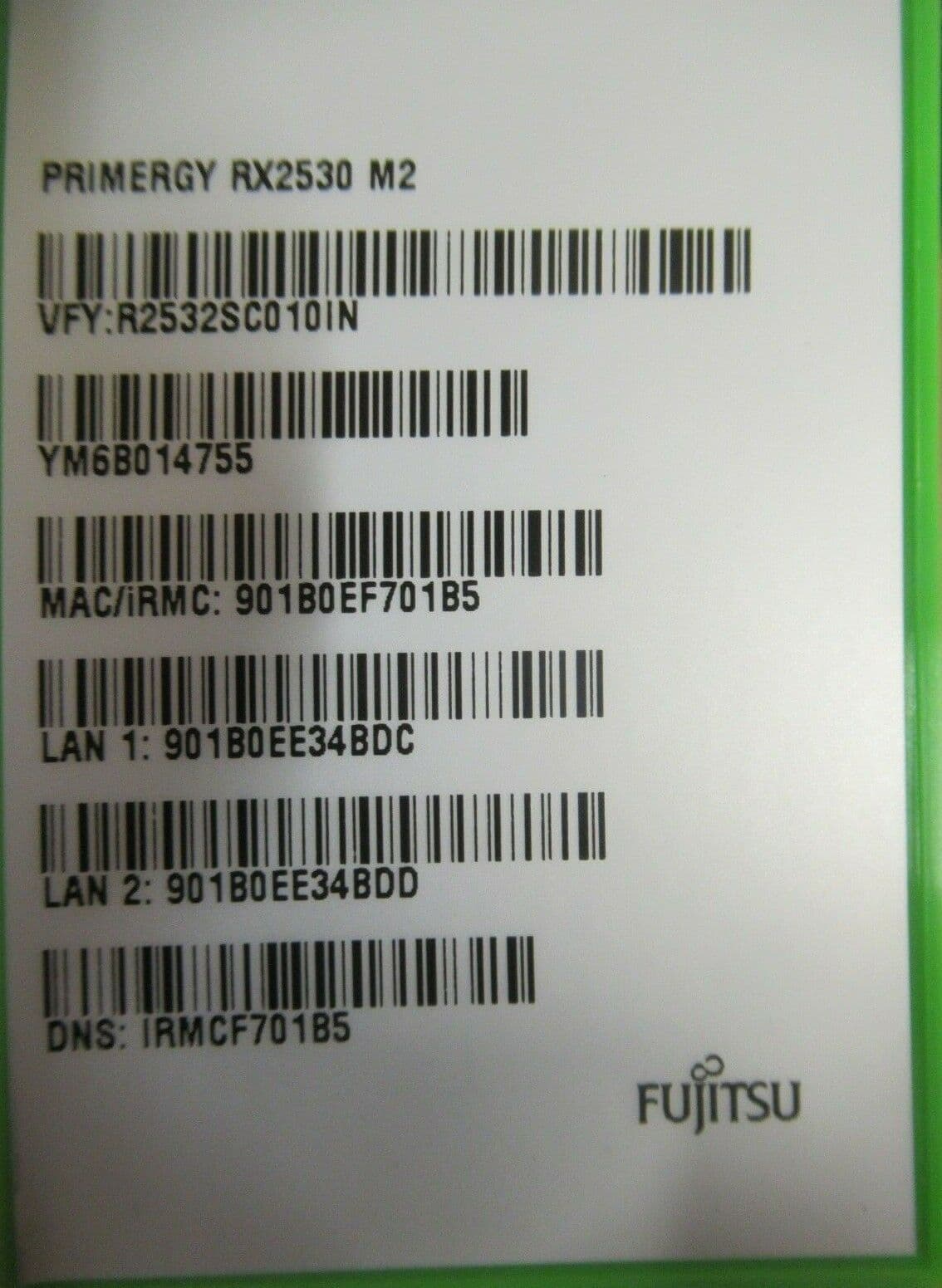 Fujitsu Primergy RX2530 M2 8-Core E5-2620v4 2 1GHz 8GB 4x 2 5" Bay 1U ...