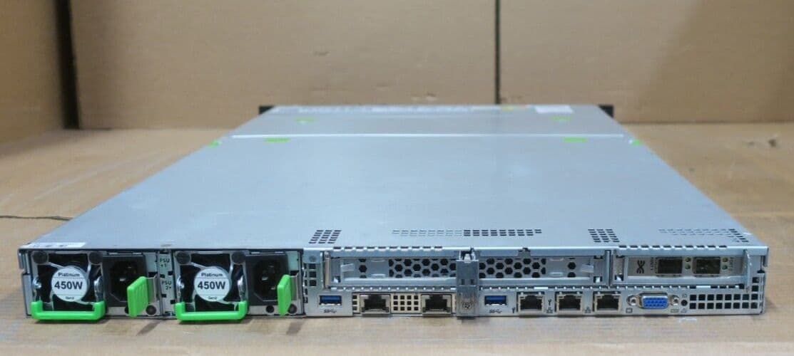 Fujitsu Primergy RX2530 M4 2x 10C Gold 5115 288GB RAM 4x 2 5" Bay 1U ...