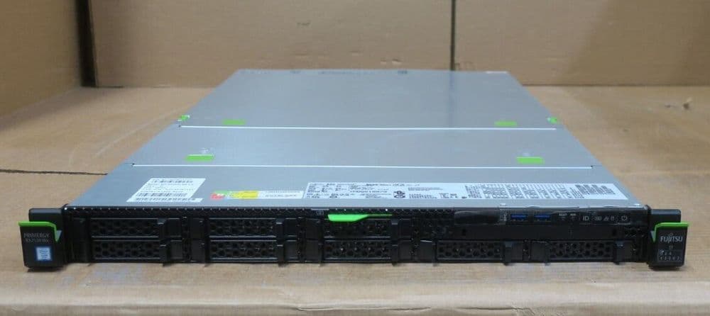 Fujitsu Primergy RX2530 M4 2x 10Core Silver 4114 192GB RAM 4x 2 5" Bay ...