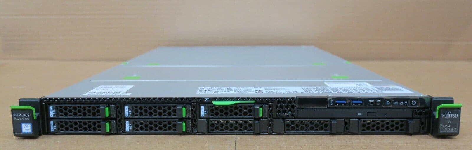 Fujitsu Primergy RX2530 M4 2x 8C Silver 4108 1 8GHz 104GB RAM 5x 1TB ...