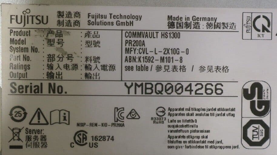 Fujitsu Primergy RX2530 M4 2x Scalable CPU 24-DIMM 4-Bay CTO 1U Server ...