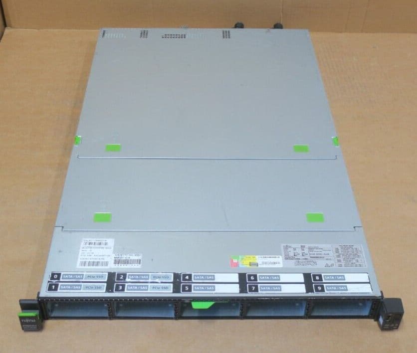 Fujitsu Primergy RX2530 M4 4C Gold 5122 16GB RAM 10-Bay WS2012 R2 1U Server