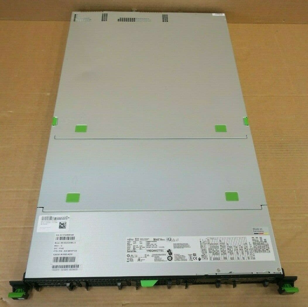 Fujitsu Primergy RX2530 M4 No CPU/HDD/PSU 32GB Ram 4x 2 5" Bay 1U Rack ...