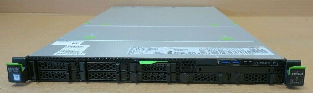 Fujitsu Primergy RX2530 M4 No CPU/HDD/PSU 32GB Ram 4x 2 5" Bay 1U Rack ...