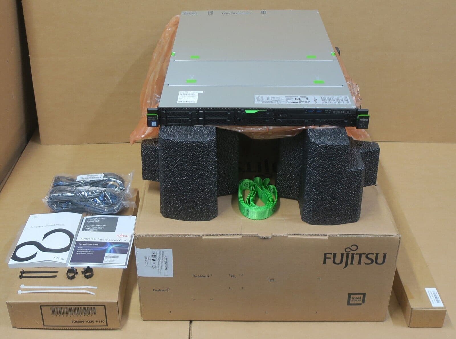 Fujitsu Primergy RX2530 M5 2x 28C Gold 6258R 256GB RAM 4x SFF Bay 1U ...