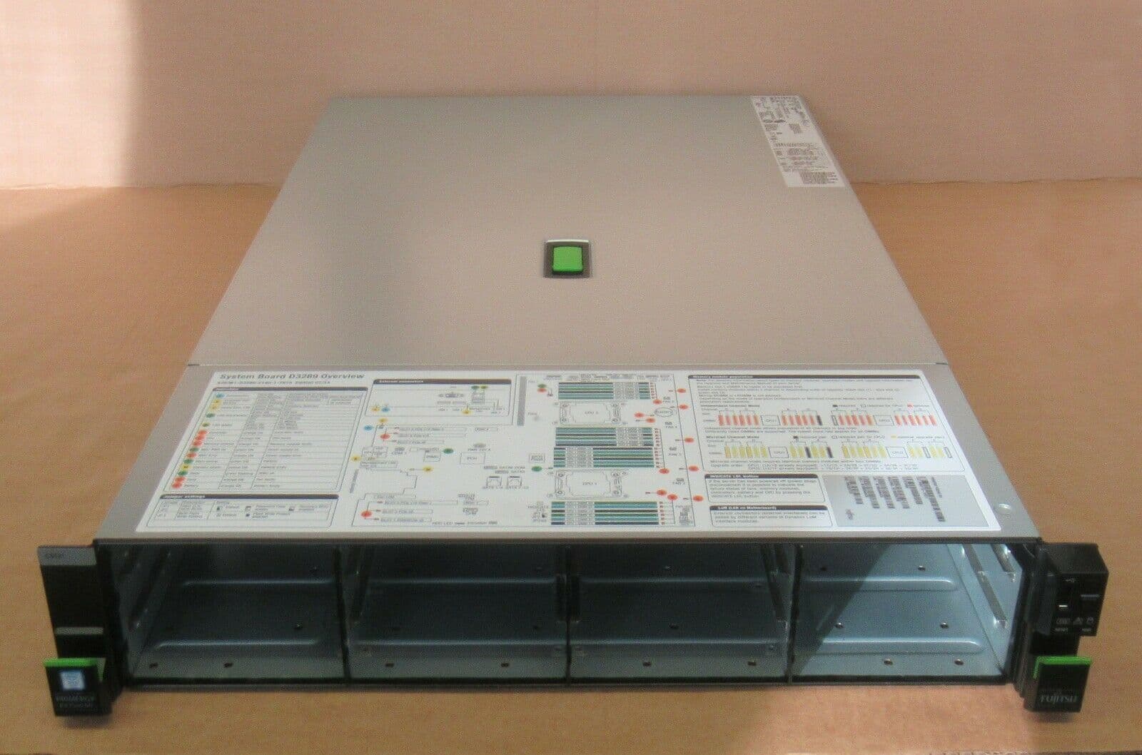 Fujitsu Primergy RX2540 M1 12x 3 5" 2U Rack Server Bare Tin Chassis NO MOBO