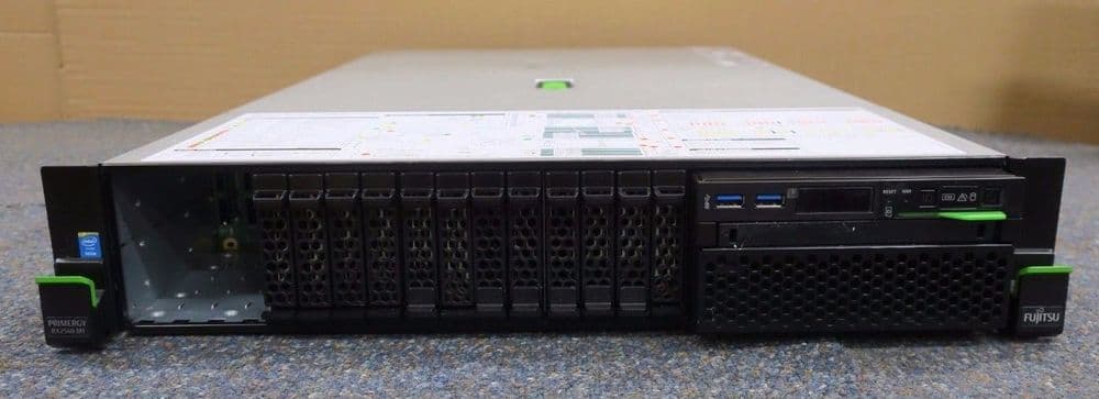 Fujitsu Primergy RX2540 M1 2 x Xeon Six-Core XEON E5-2620v3 32GB Server ...