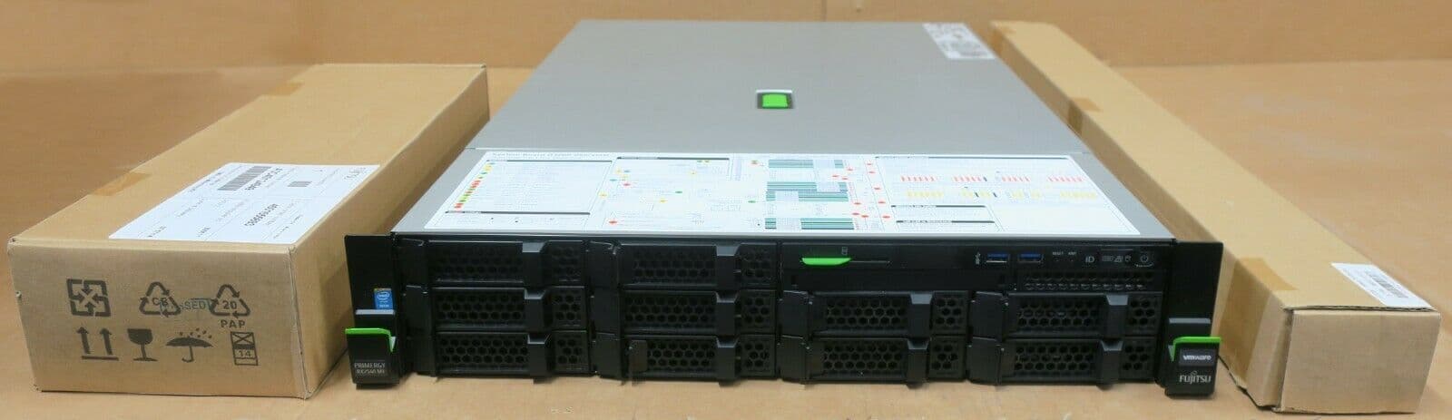 Fujitsu Primergy RX2540 M1 2x 12C E5-2680v3 2 50Ghz 512GB RAM 4x 3 5 ...