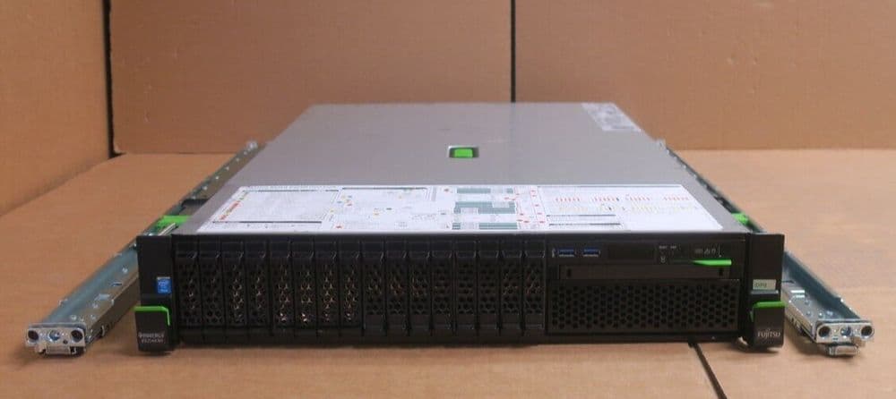 Fujitsu Primergy RX2540 M1 2x 6-Core E5-2620v3 128GB RAM 8x 2 5" SAS ...