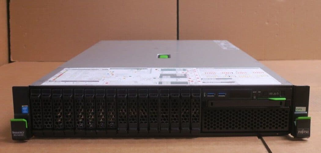 Fujitsu Primergy RX2540 M1 2x 6-Core E5-2620v3 128GB RAM 8x 2 5" SAS ...