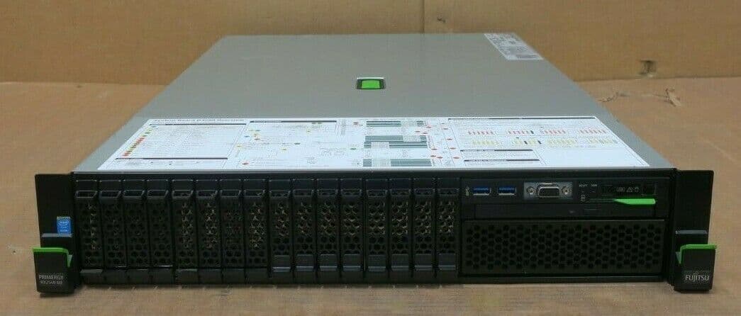 Fujitsu Primergy RX2540 M1 2x XEON 8C E5-2667v3 3 20GHz 256GB RAM 2U ...