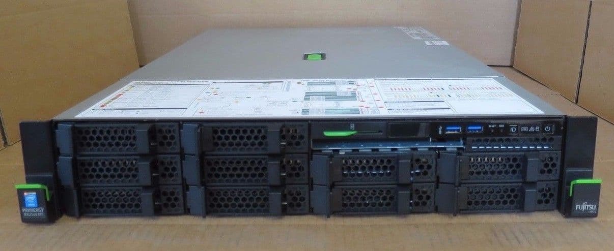 Fujitsu Primergy RX2540 M1 2x Xeon Eight Core E5-2630Lv3 1 8GHz 64GB ...