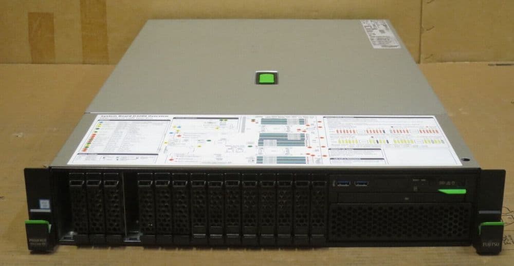 Fujitsu Primergy RX2540 M1 6 Core E5-2620v3 2 40GHz 64GB 16x 2 5" SAS ...