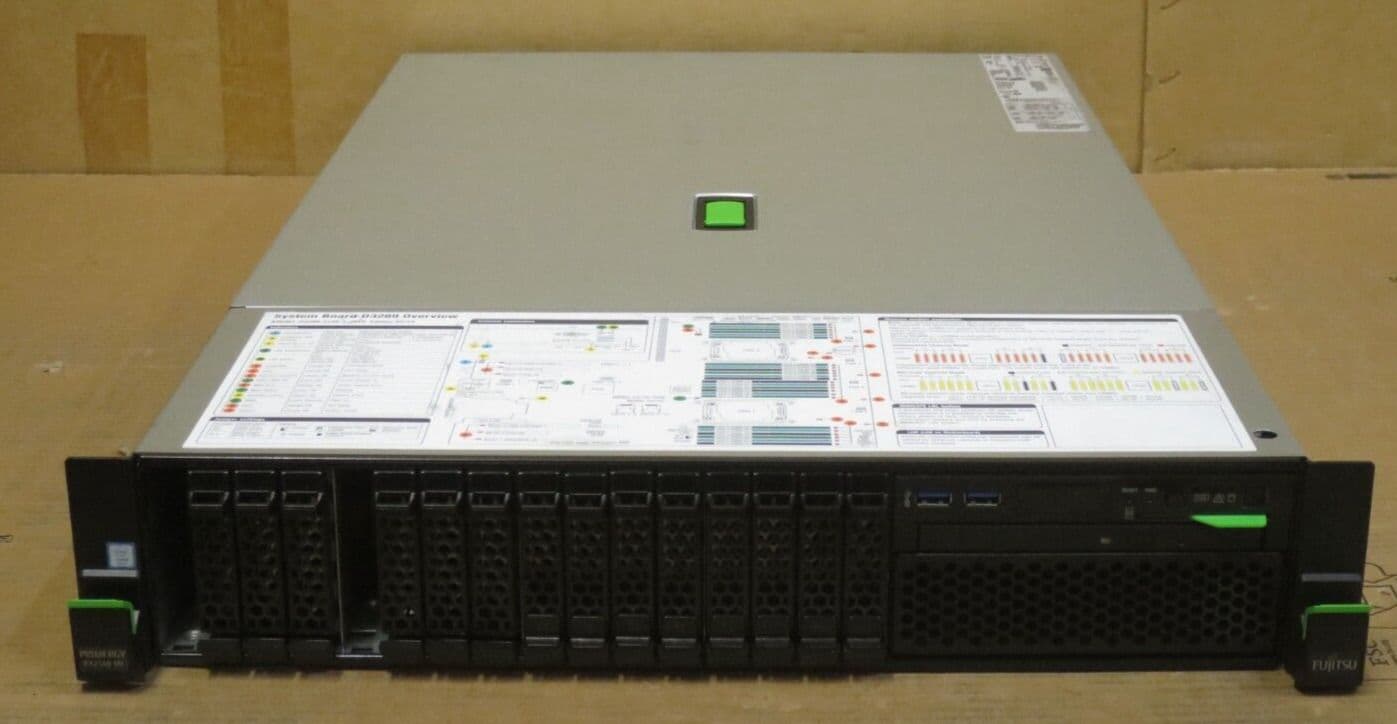 Fujitsu Primergy RX2540 M1 6-Core E5-2620v3 2 40GHz 64GB 16x 2 5" SAS ...