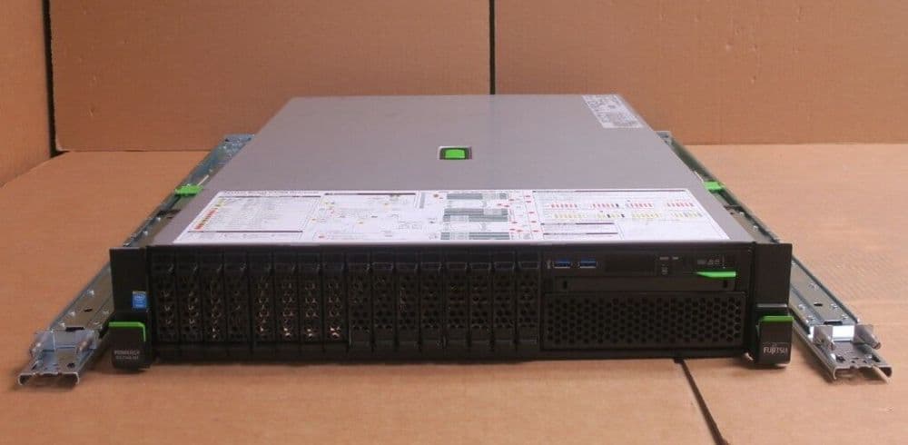 Fujitsu Primergy RX2540 M1 6C E5-2620v3 2 40GHz 64GB RAM 8x 2 5" SAS ...