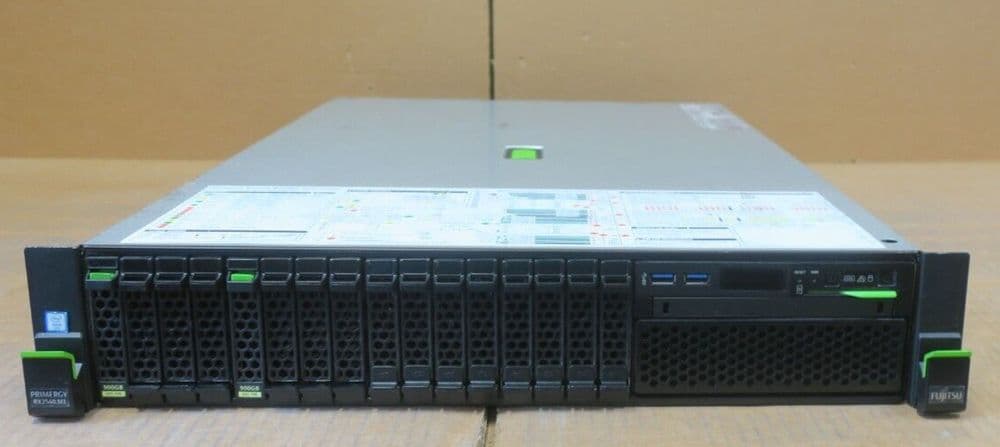 Fujitsu Primergy RX2540 M1 6C E5-2620v3 64GB RAM 2x 900GB 10K HDD 8-Bay ...
