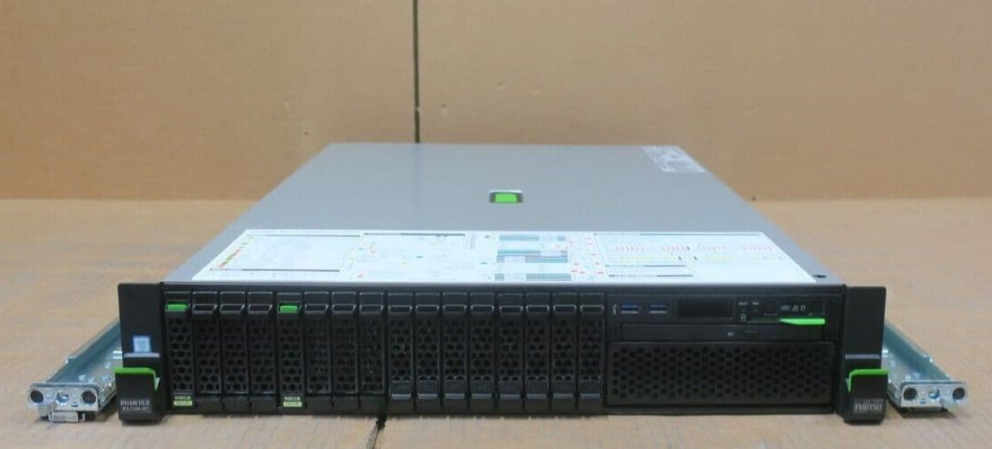 Fujitsu Primergy RX2540 M1 6C E5-2620v3 64GB RAM 2x 900GB 10K HDD 8-Bay ...