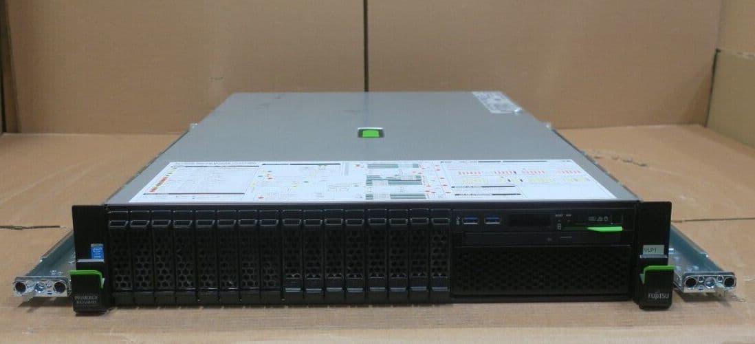 Fujitsu Primergy RX2540 M1 6C E5-2620v3 64GB RAM 8x 2 5" SAS Bay 2U Server