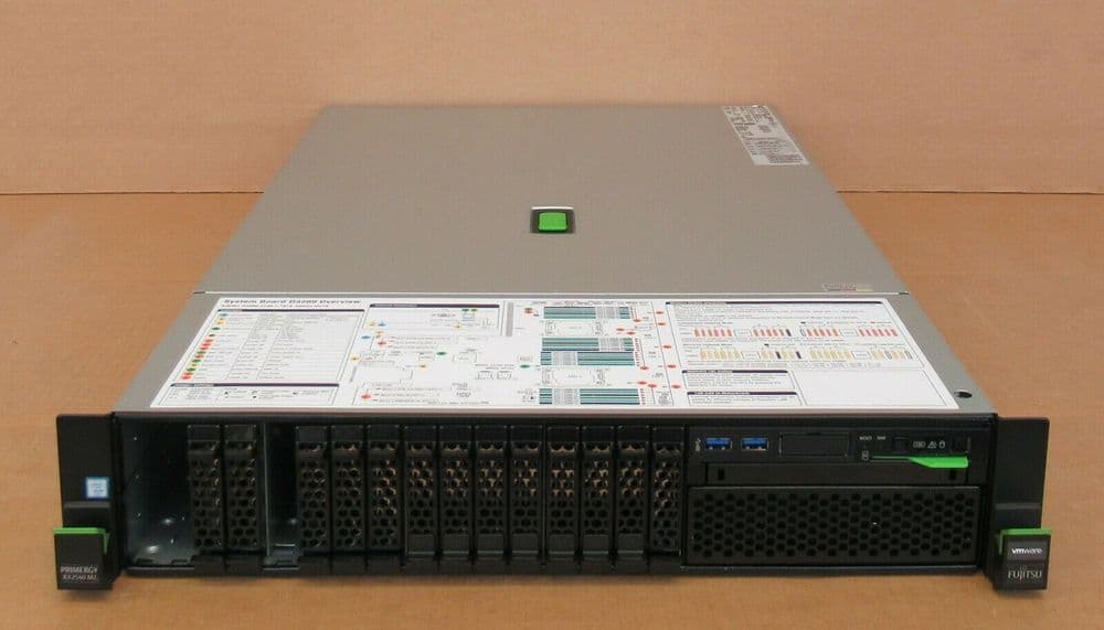 Fujitsu Primergy RX2540 M2 16x 2 5" 2U Rack Server Chassis ONLY NO ...