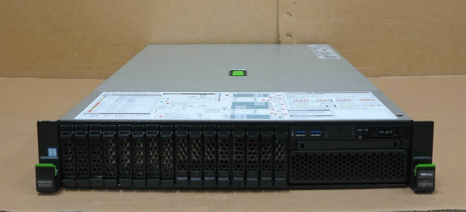 Fujitsu Primergy RX2540 M2 2x 14C E5-2680v4 2 4GHz 512GB Ram 8x 2 5 ...