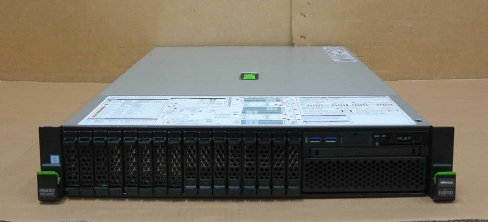 Fujitsu Primergy RX2540 M2 2x 14C E5-2680v4 2 4GHz 512GB Ram 8x 2 5 ...