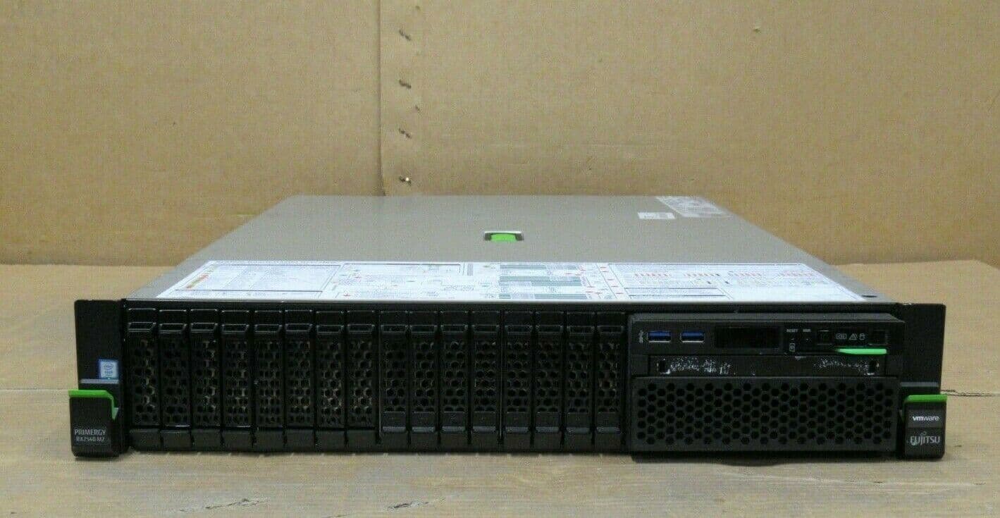 Fujitsu Primergy RX2540 M2 2x 16-Core E5-2697Av4 No Ram 8x 2 5" Bay 2U ...