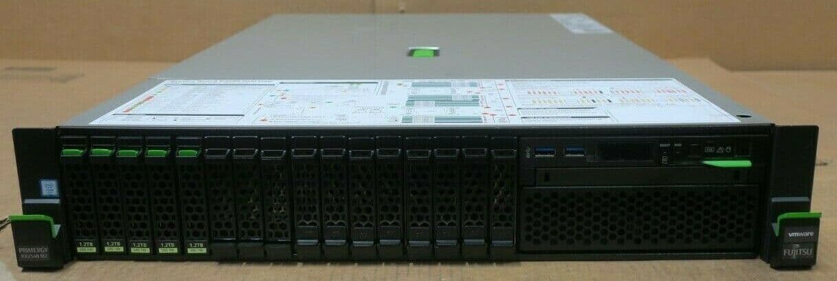 Fujitsu Primergy RX2540 M2 8-Core E5-2620v4 2 1GHz 32GB Ram 5x 1 2TB ...