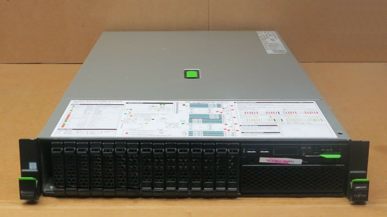 Fujitsu Primergy RX2540 M2 8x 2 5" 2x 800W PSU 2U Server Chassis NO ...