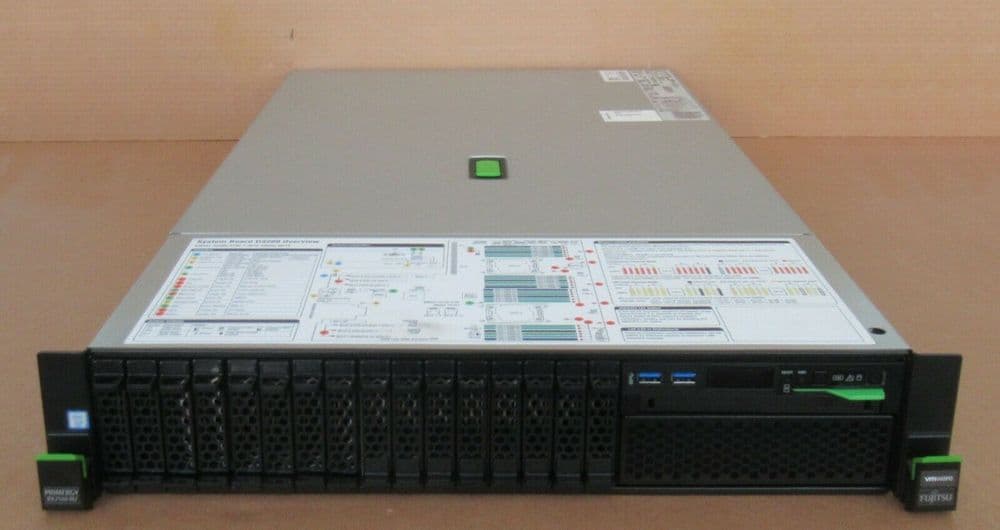 Fujitsu Primergy RX2540 M2 8x 2 5" 2x 800W PSU 2U Server Chassis ONLY ...