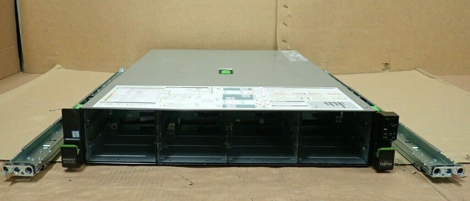 Fujitsu Primergy RX2540 M2 CTO Dual CPU 24-DIMM 12x 3 5" 4x 2 5" Bay 2U ...