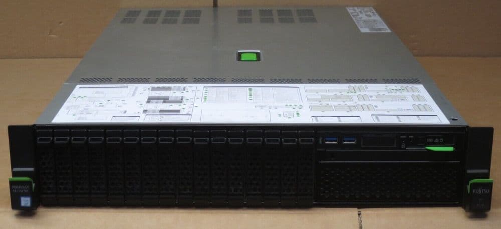 Fujitsu Primergy RX2540 M4 16x 2 5" Bays Front Panel 2U Rack Server ...