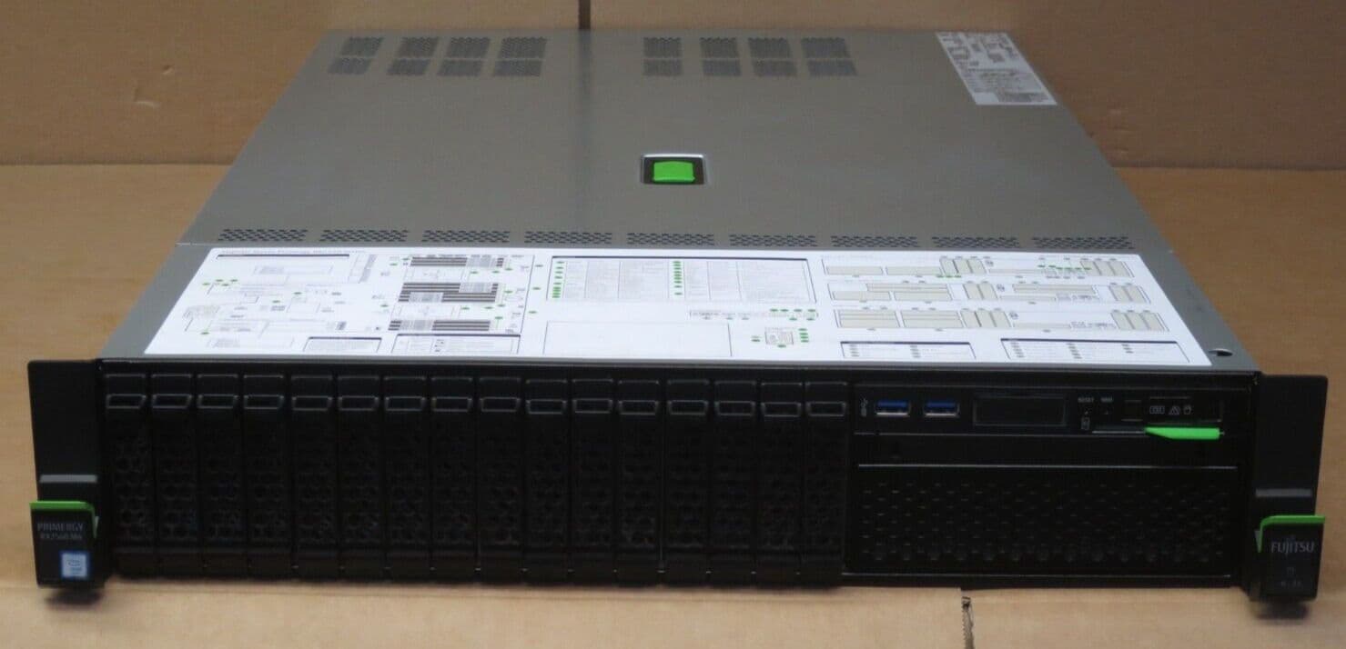 Fujitsu Primergy RX2540 M4 16x 2 5" Bays Front Panel 2U Rack Server ...