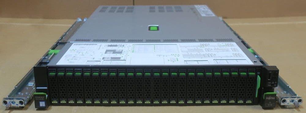 Fujitsu Primergy RX2540 M4 2x 12C Gold 5118 192GB Ram 56TB Storage 28 ...