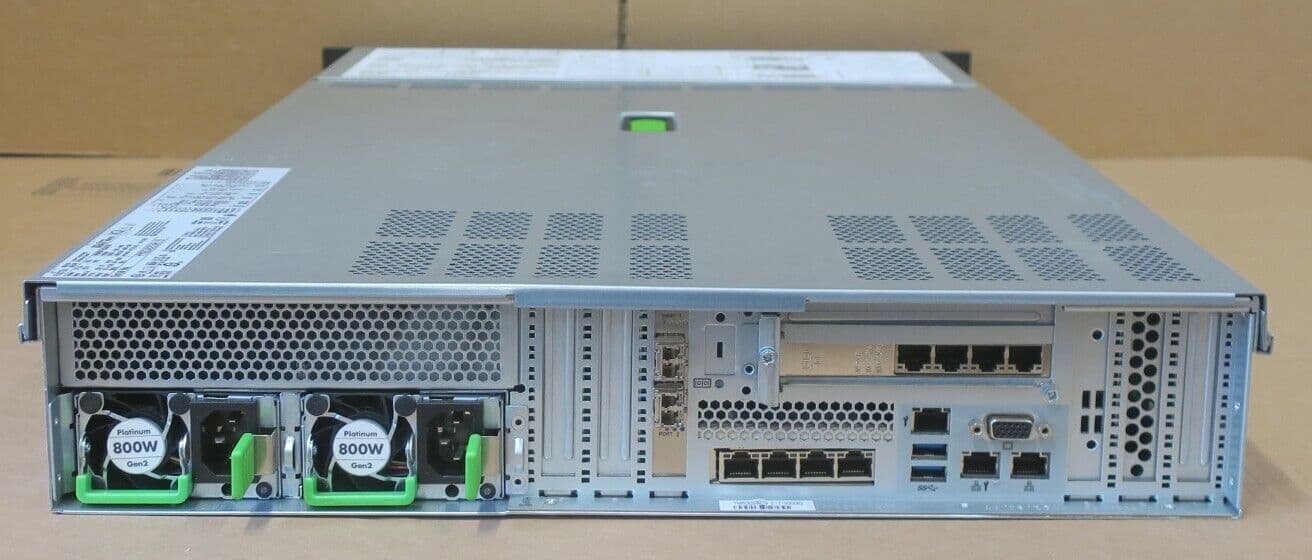 Fujitsu Primergy RX2540 M4 2x 12C Gold 5118 384GB Ram 16x 2 5" Bay Rack ...